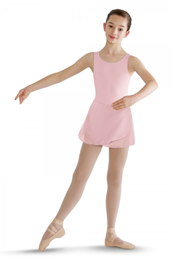 Bloch costum de balet cu bretele late cu fusta | Dancemaster RO